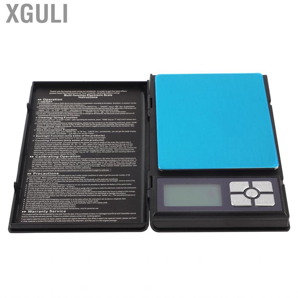 Xguli Digital Pocket Weight Scale 2000g LCD Display Precious Gems ...