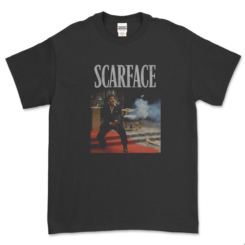 [S-5XL]ความน่ากลัว- สวยมาก1 เสื้อยืดวินเทจเสื้อยืด พิมพ์ลาย Scarface ...