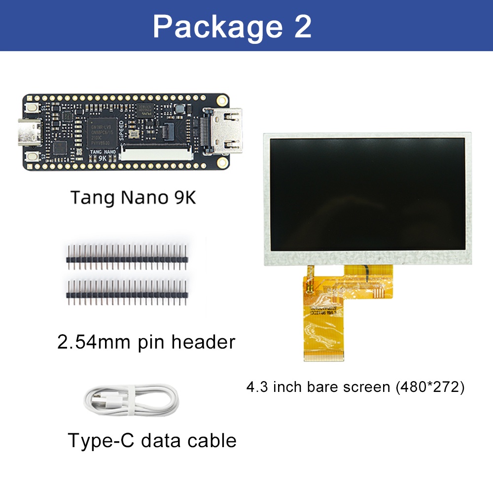 Tang Nano 9K FPGA บอร์ดทดลอง GW1NR-9 RISC-V RV HDMI รองรับ 9x9 18x18 ...