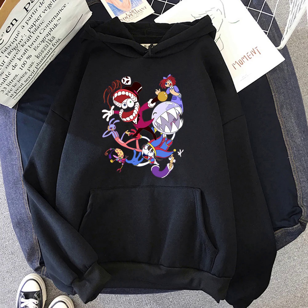 เสื้อกันหนาว มีฮู้ด ลายดิจิทัล Kawaii Jax Gangle Kinger Zooble Ragatha ...