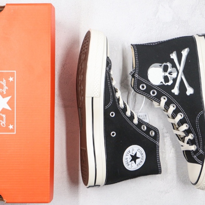 Mastermind x Converse Co branded Night Glow Skull Head Black and White ...