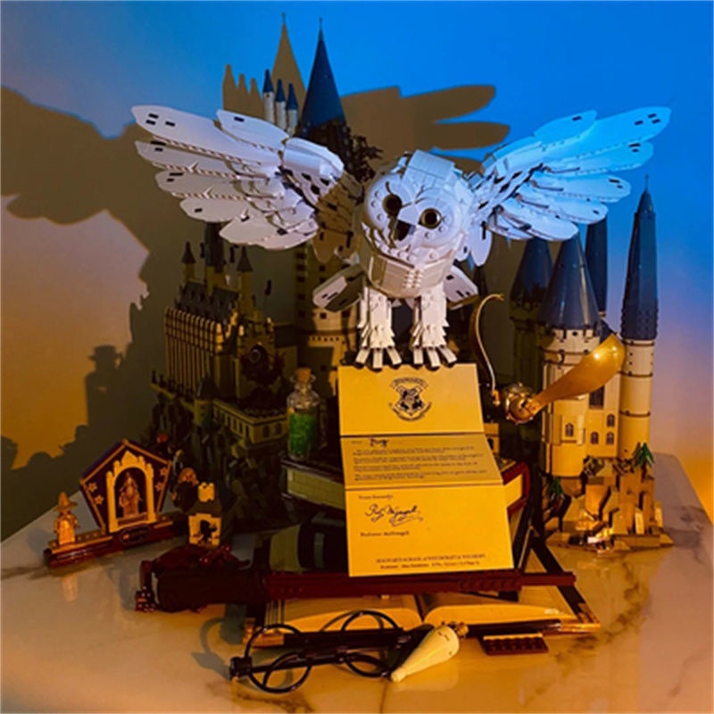 เข้ากันได้กับ LEGO Harry Potter Hedwig Owl 76391 ตัวต่อปริศนาของขวัญของ ...