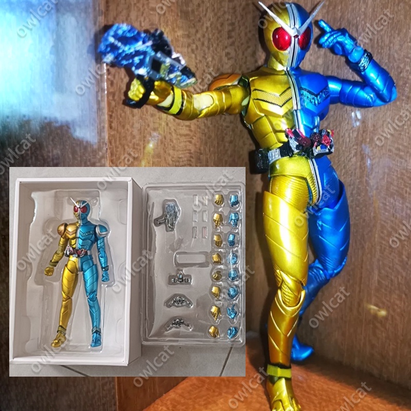 Kamen Rider W (CycloneJoker Form Ver.) SHF 15cm W Driver Cyclone Joker ...