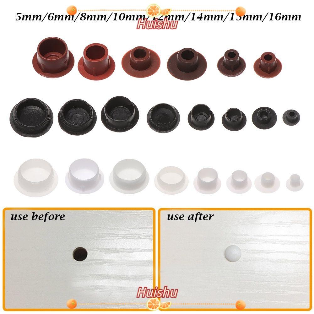 Hs 50 ชิ้นเฟอร์นิเจอร์หลุมครอบคลุม Grommet เจาะหลุมปลั๊กหลุม ...