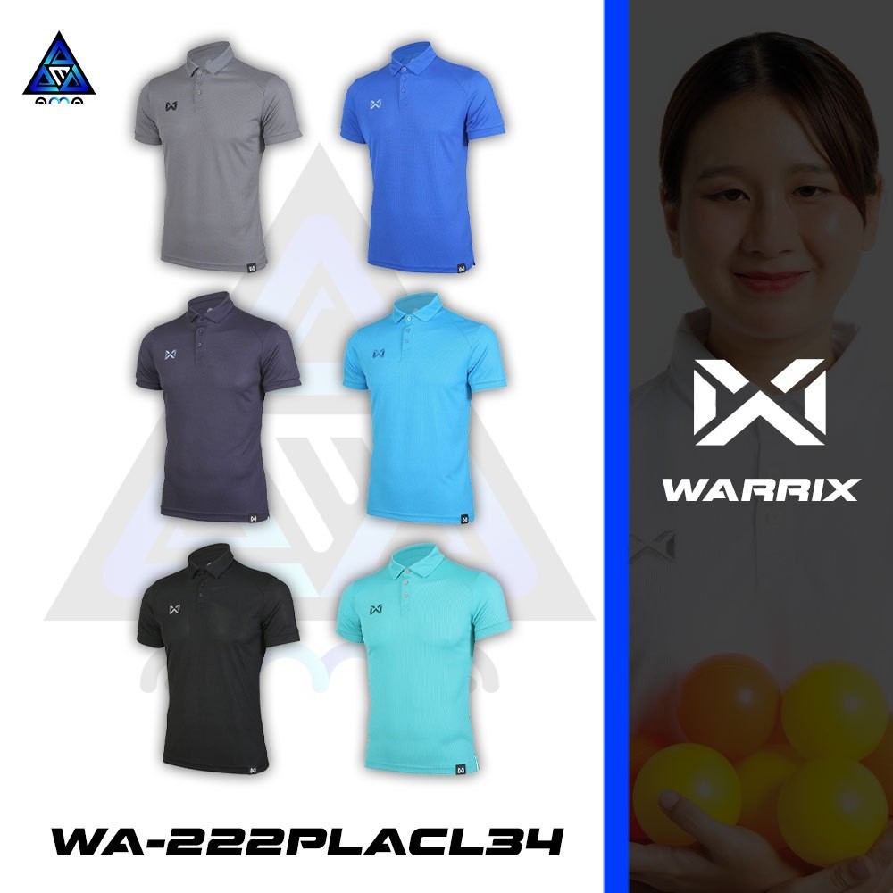 Sport เสื้อ WARRIX รุ่น VAFFLE รหัส WA-222PLACL34 วาริกซ์ เสื้อโปโล WARRIX ชายและหญิง ชุด 2 ของ ...