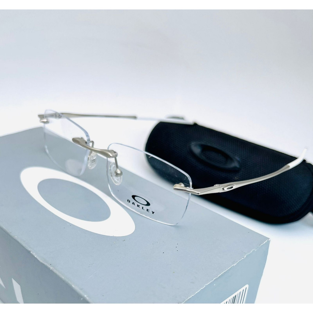 ใหม่กรอบ UNISEX ผู้ชาย/ผู้หญิงแก้ว THIRTEEN OX 3113 RIMLESS SILVER LEGS ...