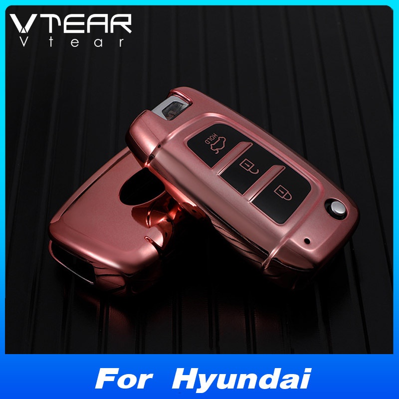 เคสกุญแจรีโมทรถยนต์ แบบพับได้ สําหรับ Hyundai KONA Solaris Elantra Sonata Accent IX25 Creta ix35 ...