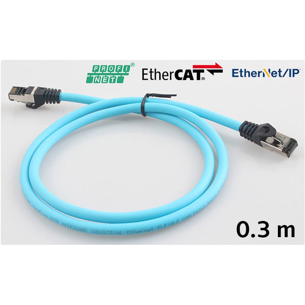 สายแลน Profinet/EtherCat/EthernetIP เข้าหัวสำเร็จรูป ป้องกันสัญญาณรบกวน สำหรับงานวิศวกรรม ...
