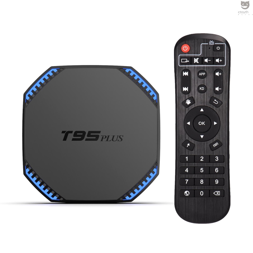 กล่องสมาร์ททีวี T95 Plus Android 11.0 RK3566 Quad-core H.265 VP9 8K Decoding UHD 4K เครื่องเล่น ...
