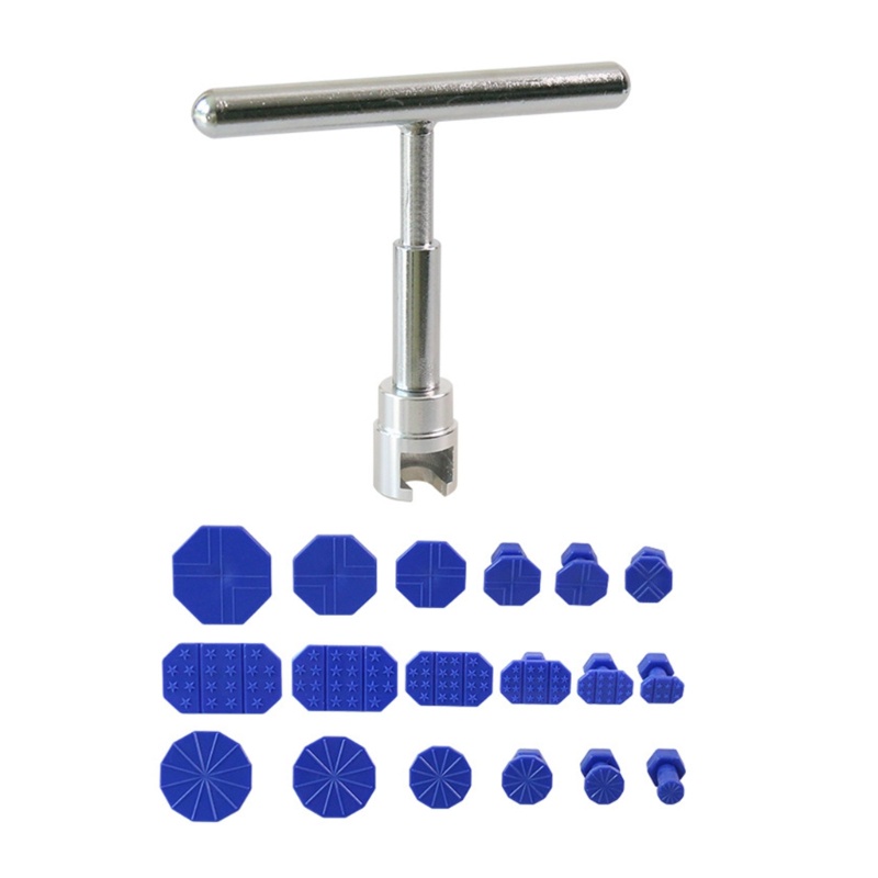 Yo Car Body Paintless Dent Repair Tool Set พร้อมแท็บ T-bar Pad Car Body ...