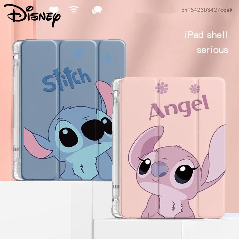 Disney Cartoon Stitch Ipad Protective Case Apple Pro Mini Couple Design ...