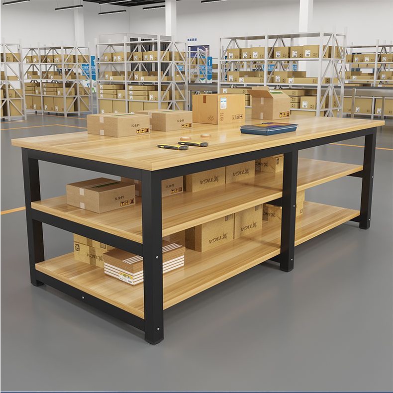 Workbench การประชุมเชิงปฏิบัติการบรรจุภัณฑ์สามชั้นโต๊ะบรรจุภัณฑ์ตาราง ...