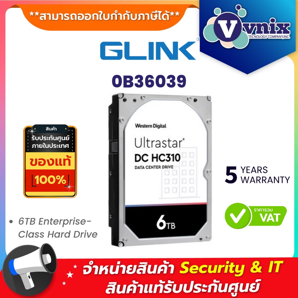 WD 0B36039 Ultrastar DC HC310 6TB Enterprise-Class Hard Drive By Vnix Group | Shopee Thailand