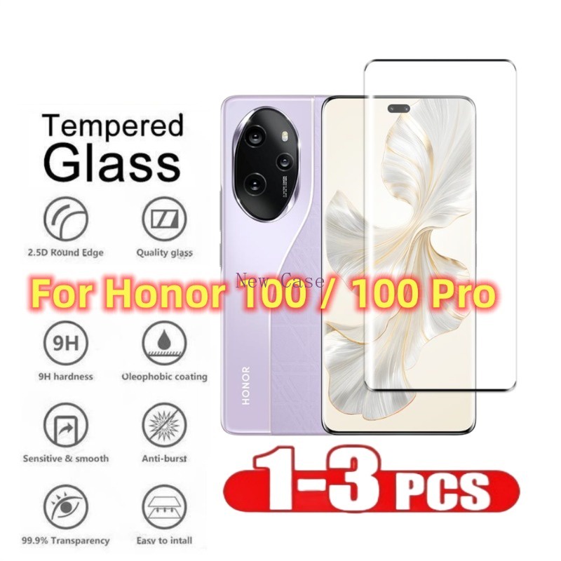 ฟิล์มกระจกนิรภัยกันรอยหน้าจอ HD แบบโค้ง สําหรับ Honor 100 Pro Honor100 100Pro Honor100Pro 5G ...