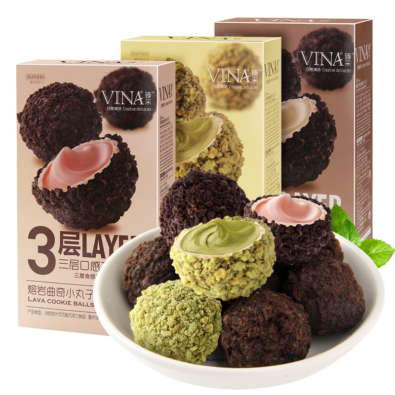 Zejun ขนมคุกกี้ บิสกิต และช็อกโกแลต แบบนิ่ม ขนาดเล็ก 100 กรัม 3 รสชาติ | Shopee Thailand