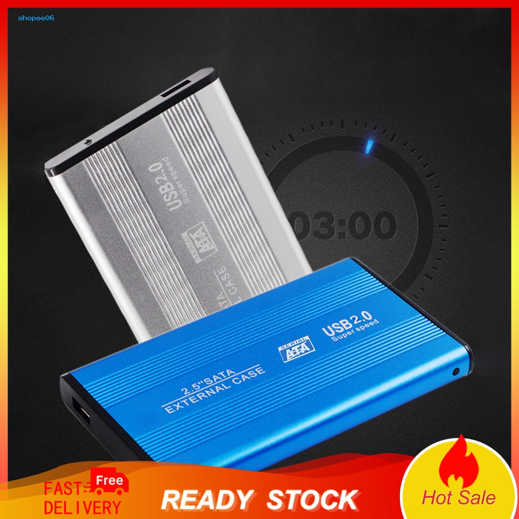 Setn เคสฮาร์ดดิสก์ภายนอก อลูมิเนียมอัลลอย กันฝุ่น 25 นิ้ว USB 20 สําหรับแล็ปท็อป | Shopee Thailand