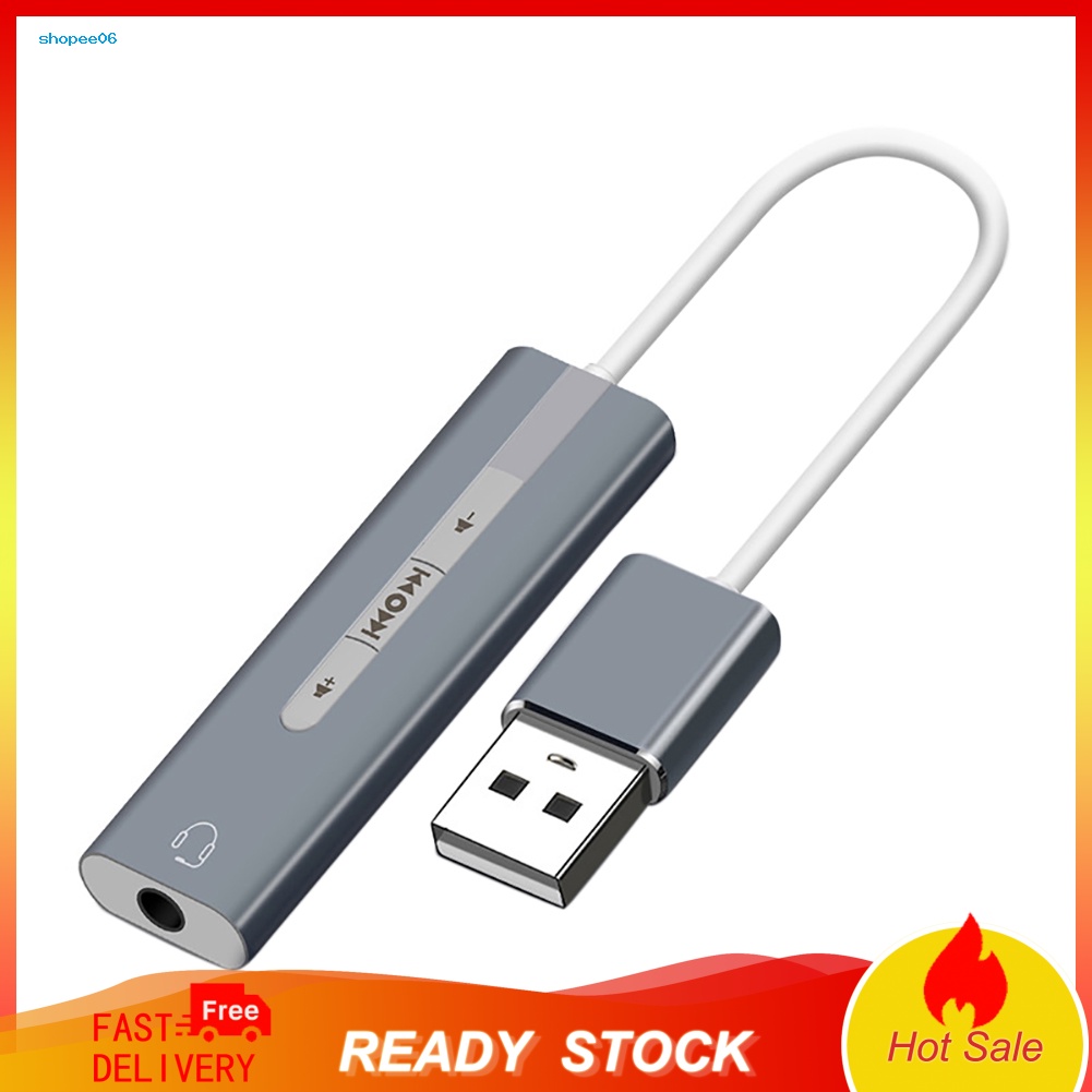 Setn 2 in 1 อะแดปเตอร์การ์ดเสียงภายนอก USB เป็น 35 มม. 71 สําหรับไมโครโฟน หูฟัง | Shopee Thailand