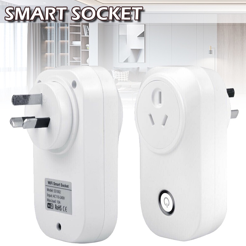 Smart Wifi Plug Remote Control Timer Power Socket Alexa Google Home ...