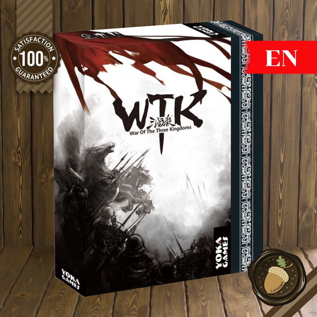 WTK: War of the Three Kingdoms บอร์ดเกมแท้ คู่มือภาษาอังกฤษ | Shopee ...