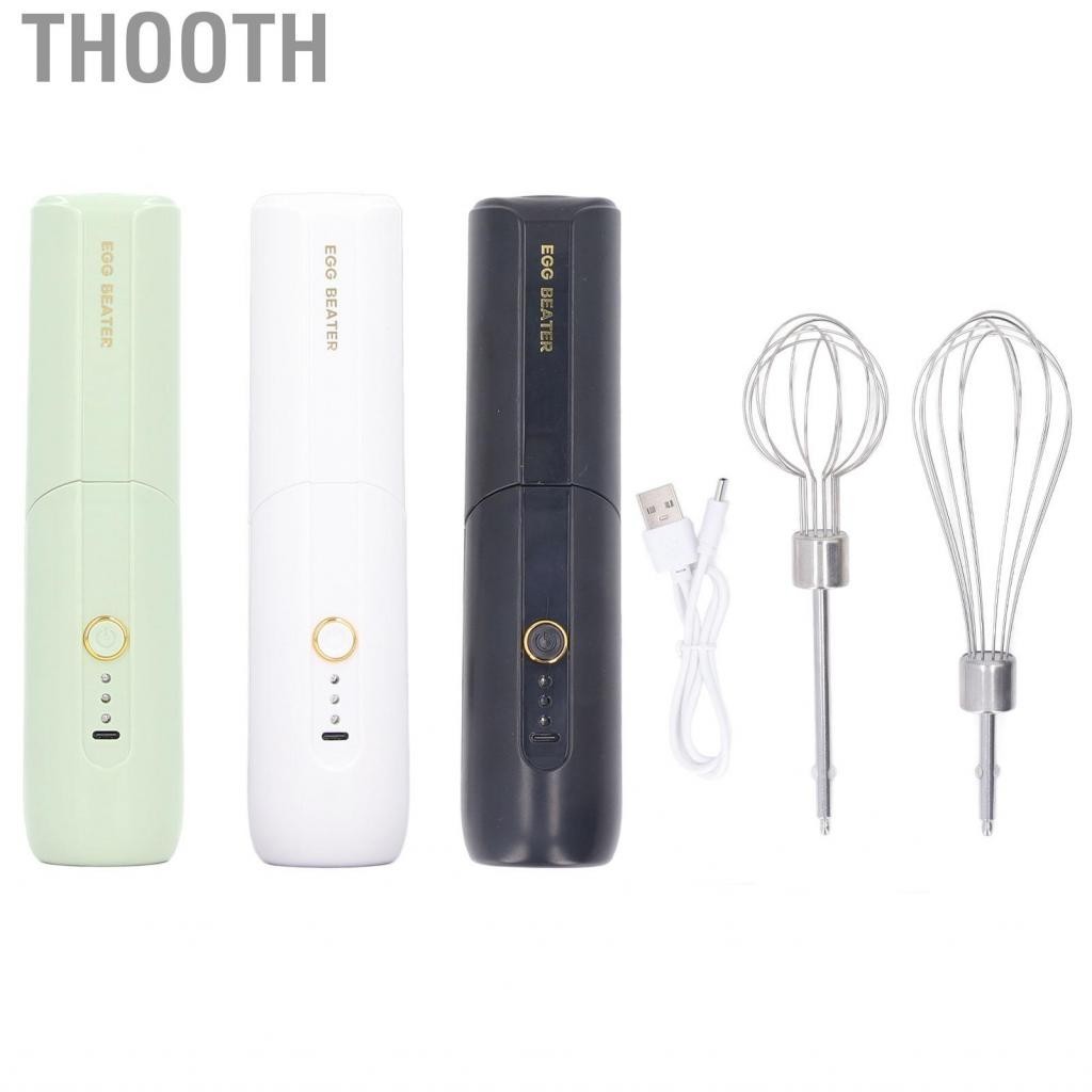 Thooth Electric Hand Mixer Foldable Handle Lightweight Portable Egg ...