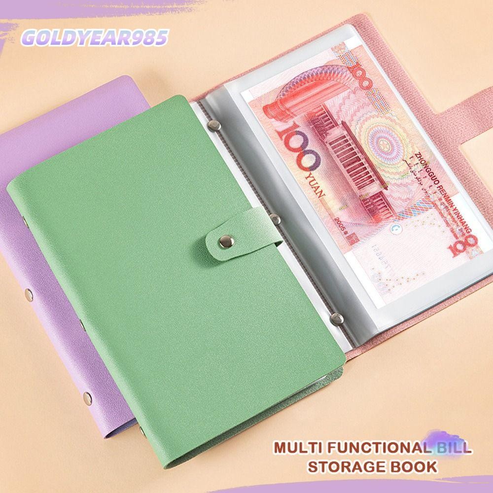 Goldyear985 เงินประหยัดClleng,ประหยัดเงินReusable Cash Deposit Book,ตลก20แผ่นปู่เศรษฐกิจBinder ...