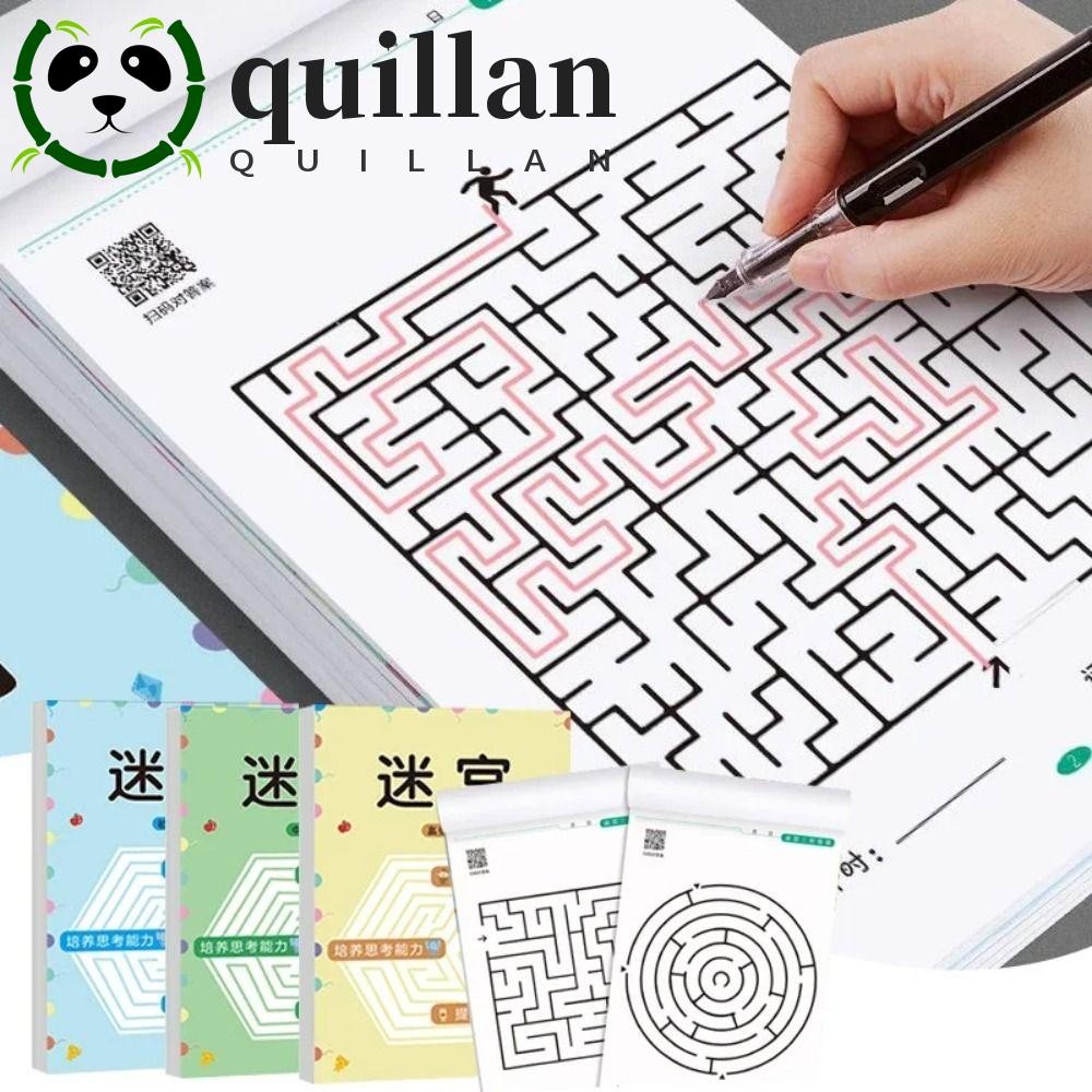 Quillan Maze Training Book, Maze Book Development Maze Game Puzzle, ปริศนาที่เชื่อถือได้ Early ...
