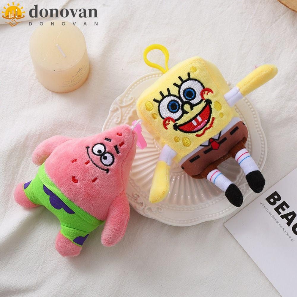 Dolovan Spongebob พวงกุญแจ, โมเดลการ์ตูนสัตว์ Patrick Star ตุ๊กตา, DIY ...
