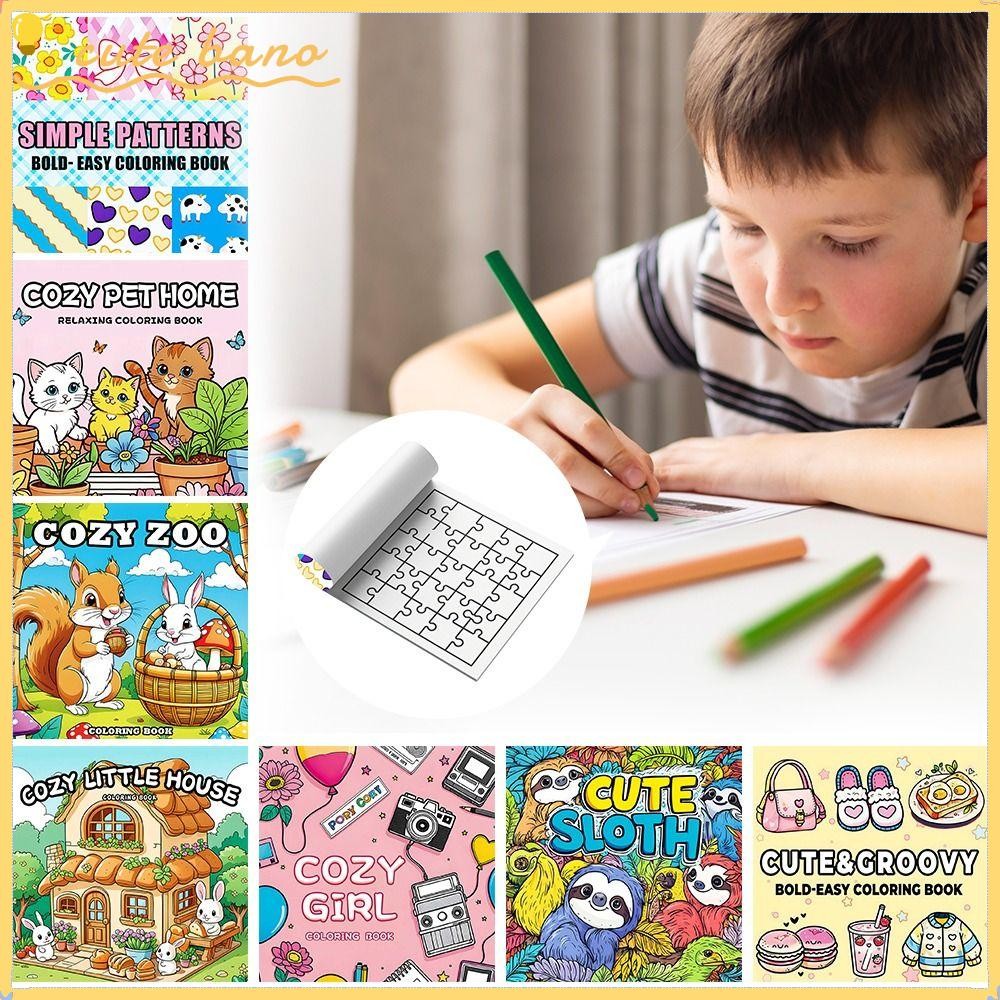 Bano1 สมุดระบายสีกราฟฟิตี้, สมุดระบายสีบรรเทาความเครียดเพื่อการศึกษา, หนังสือ Doodles การ์ตูน ...