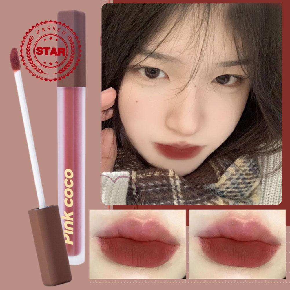 Pink Coco ลิปโคลน เนื้อแมตต์ สีชมพูนู้ด ชุ่มชื้น ติดทนนาน E6R6 | Shopee ...