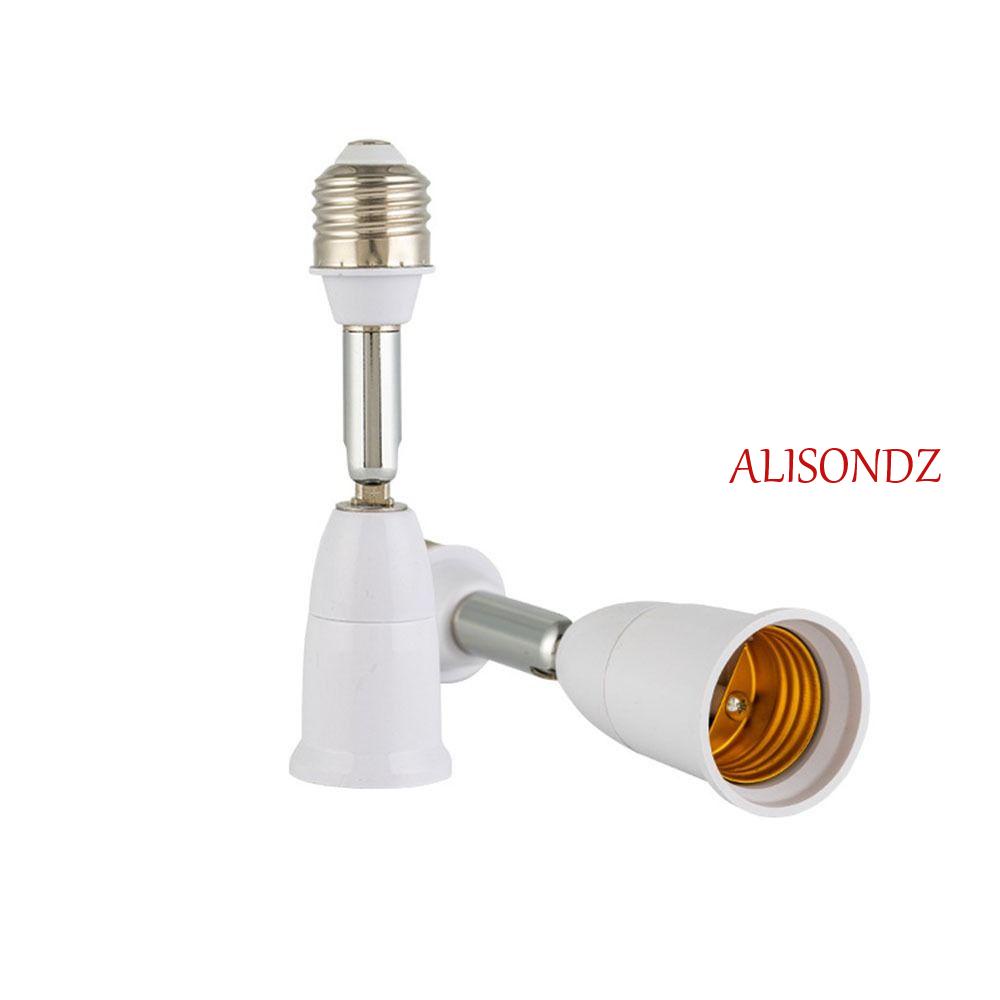 Alisondz E27 ซ็อกเก็ตขยายหลอดไฟ E27 180 องศา ทนทาน ยืดหยุ่น สีขาว สําหรับห้องนอน | Shopee Thailand