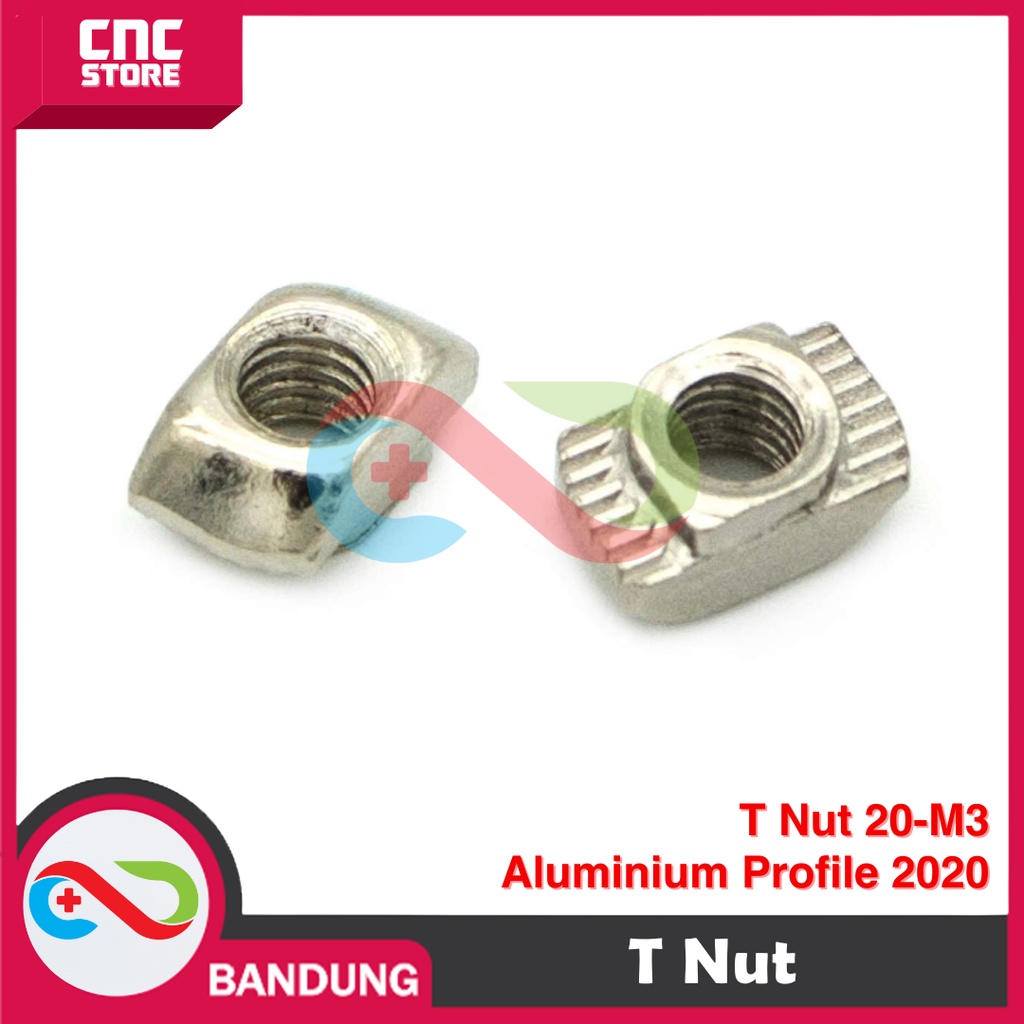 T NUT M3TEE NUT T HAMMER NUT 20-M3 DROP IN ALUMINIUM PROFILE 2020 ...