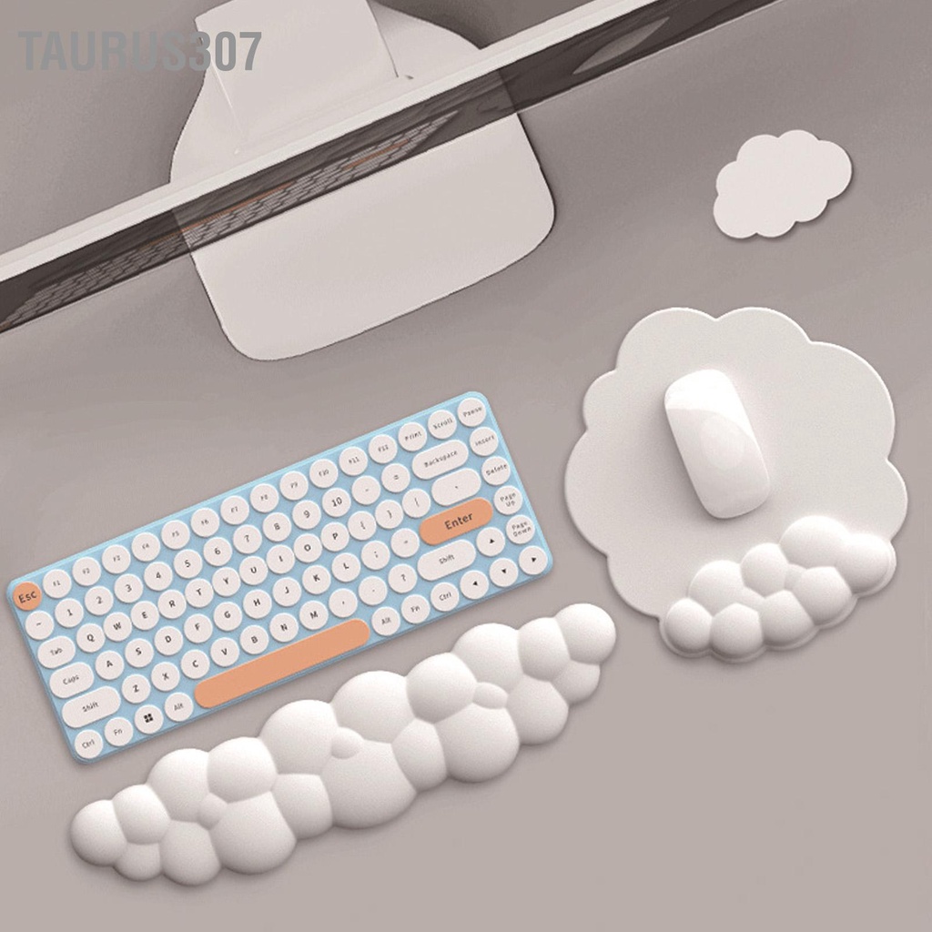 Taurus307 Cloud Mouse Pad สายรัดข้อมือน่ารักบรรเทาความเมื่อยล้านุ่ม ...
