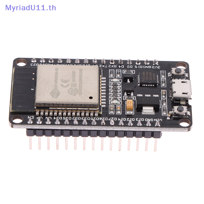 Myriadu บอร์ดทดลอง WiFi ไร้สาย ESP32 ESP-32S 2.4 GHz Micro USB Dual Core 1 ชิ้น | Shopee Thailand