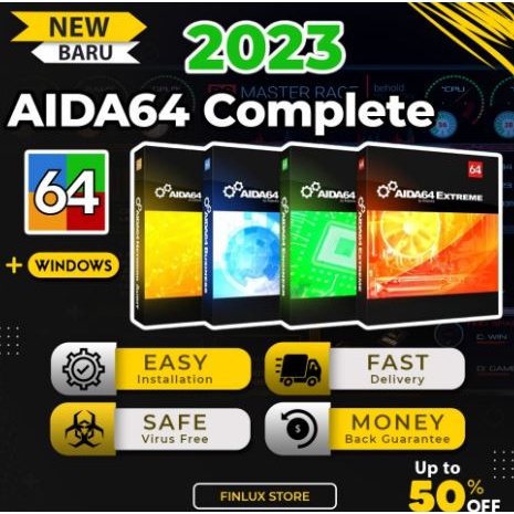 【พร้อมส่ง】AIDA64 Extreme / Business / Engineer / Network Audit v6.88.6400 Lifetime For Windows ...