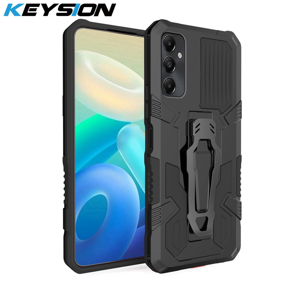 Keysion เคสโทรศัพท์มือถือ กันกระแทก พร้อมคลิปขาตั้งโลหะ สําหรับ Samsung A05S A05 A15 A25 A54 5G ...