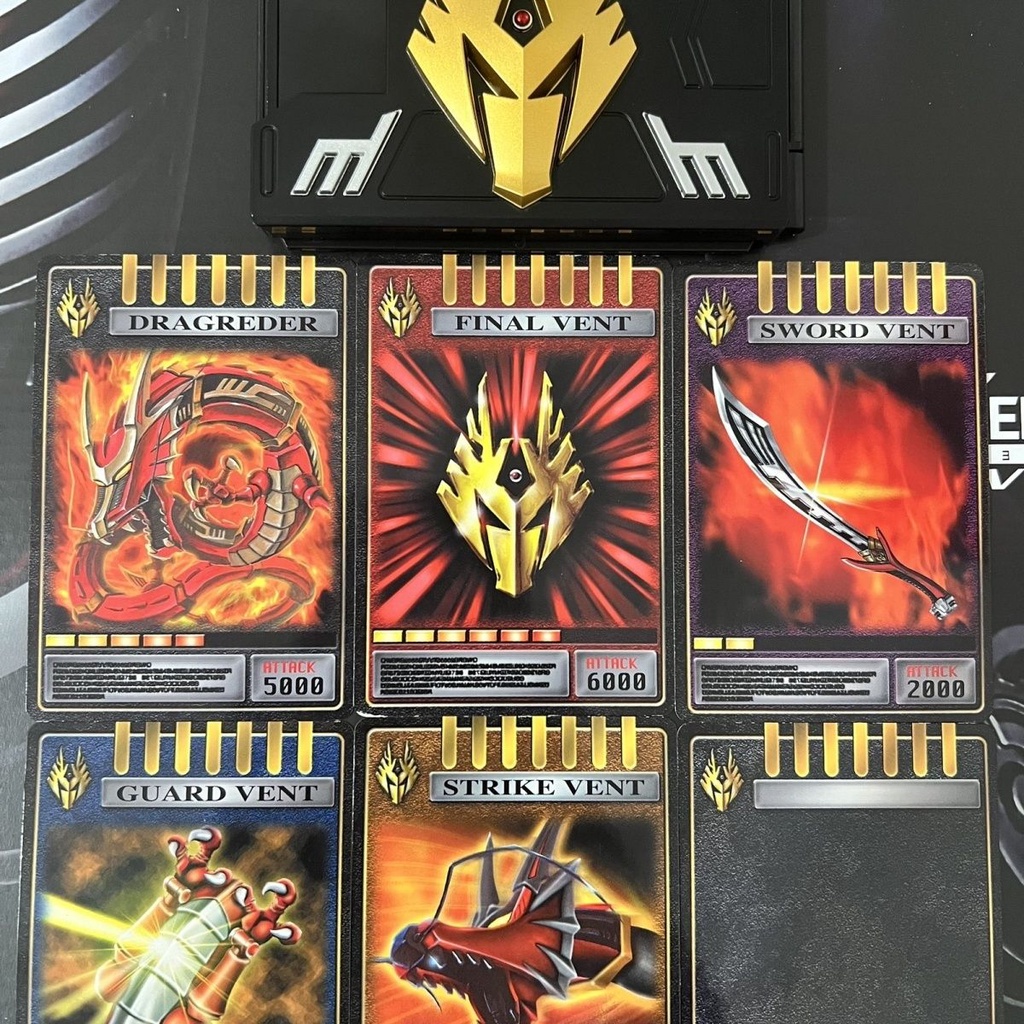 【พร้อมส่ง】kamenrider Bandai ของแท้ Kamen Rider Dragon Rider Card Box ...