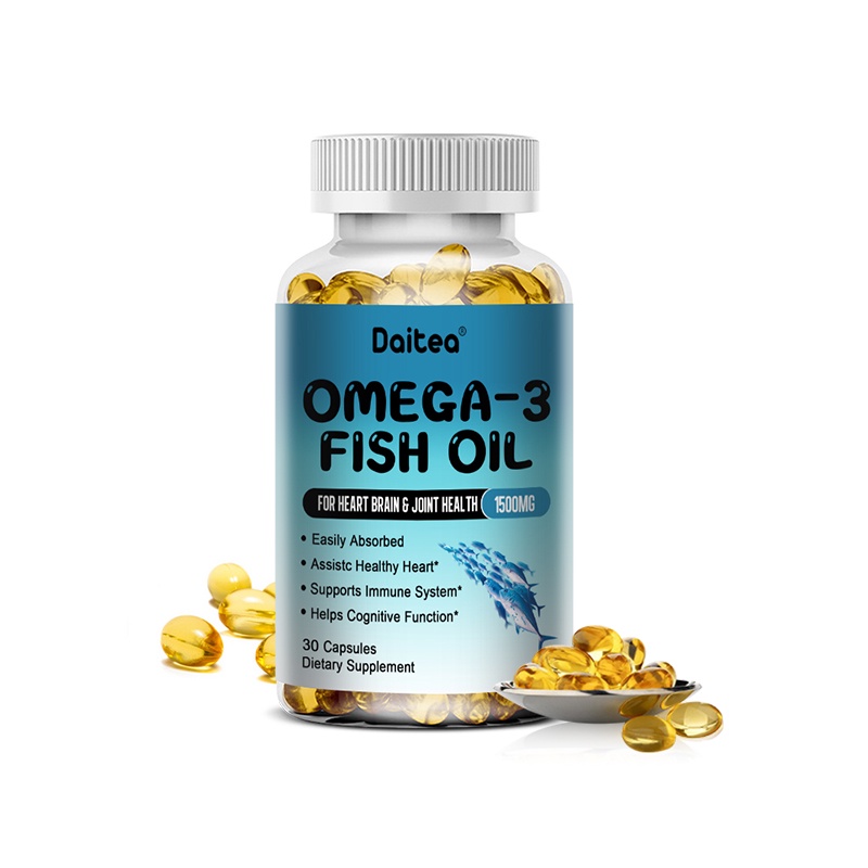 Daitea Fish Oil อาหารเสริมด้วย Omega 3 EPA และ DHA เพื่อสนับสนุนสุขภาพ ...