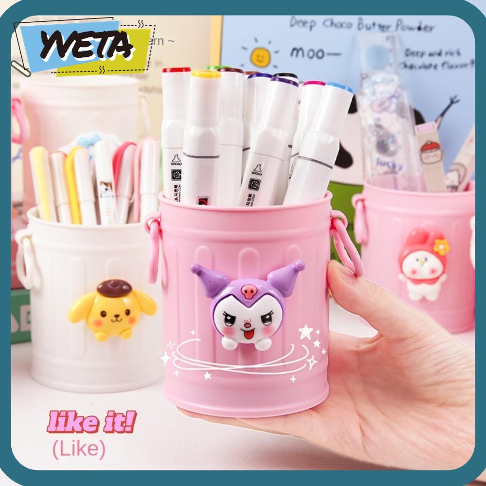 Yveta กล่องใส่ปากกา ทรงกระบอก พลาสติก ลายการ์ตูน | Shopee Thailand