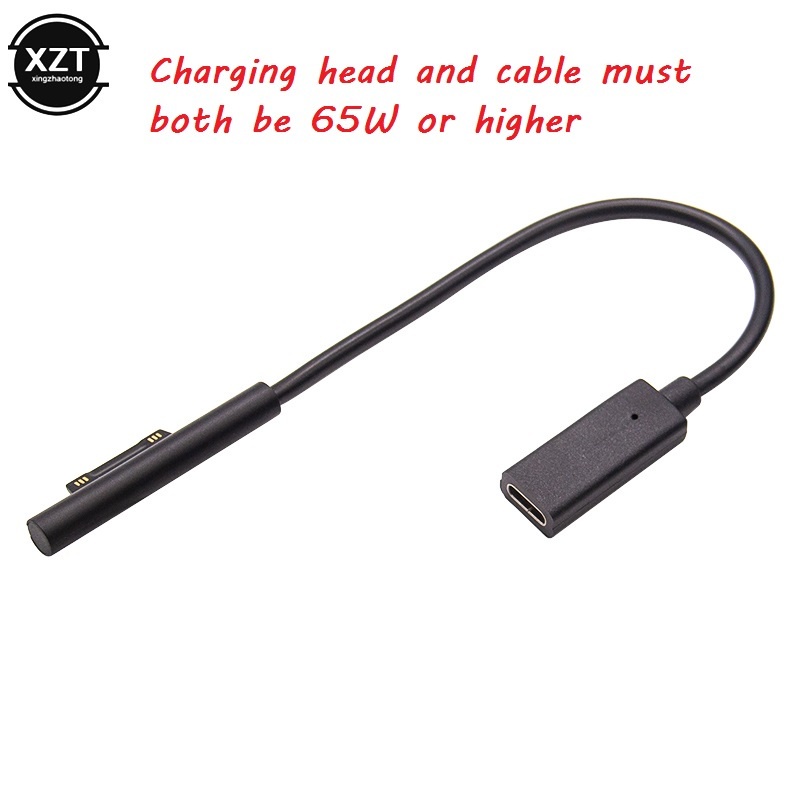 USB Type-C PD Charging Cable for Microsoft Surface Pro 3 4 5 6 Go DC ...