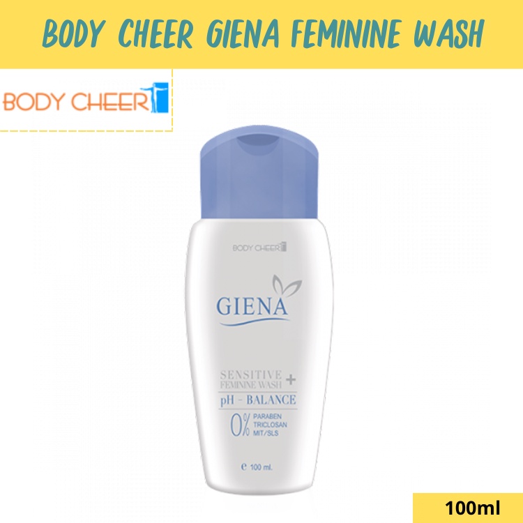 BODY CHEERS GIENA 100ML ผลิตภัณฑ์ทำความสะอาดจุดซ่อนเร้น สำหรับสุภาพสตรี ...