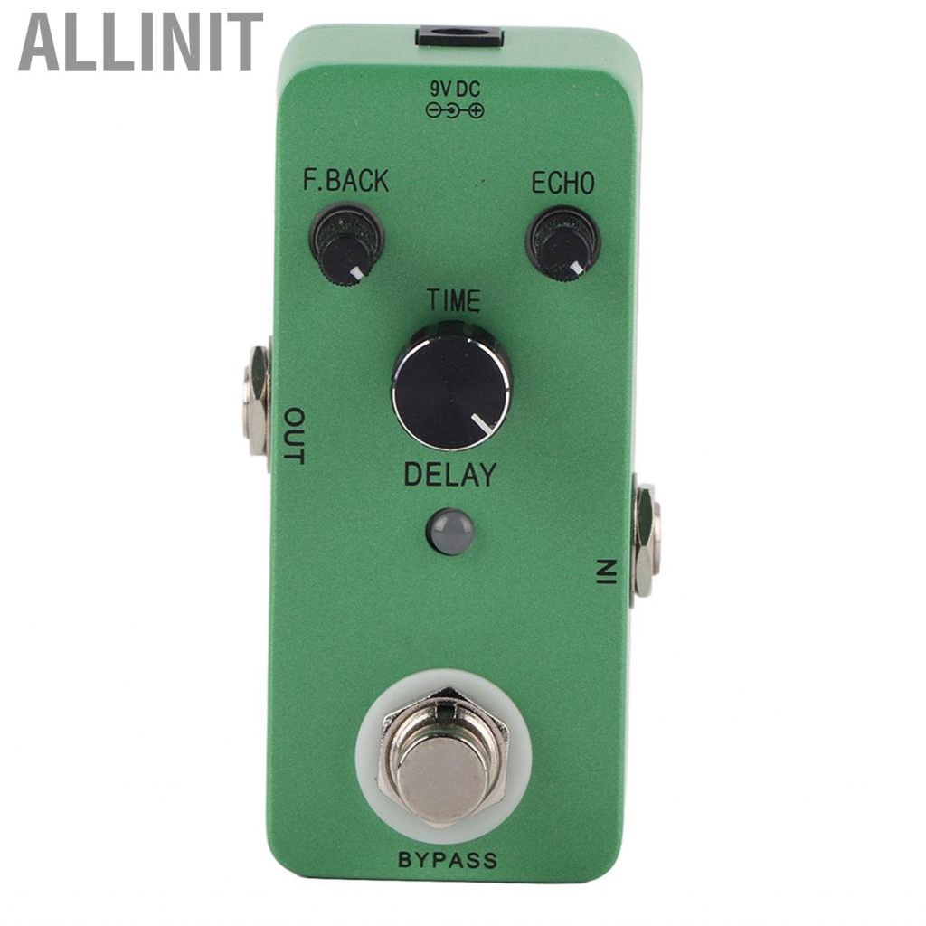 Allinit Delay Analog Classic Echo Overload Reverb Guitar Effect Pedal ...