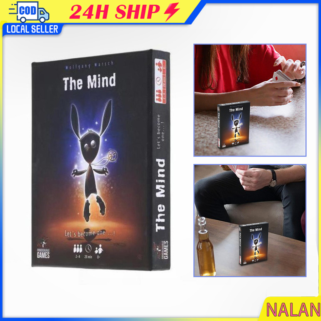 ร้านอยู่กทม.108ใบ The Mind Card Game ภาษาอังกฤษ การ์ดเกมครอบครัว บอร์ด ...