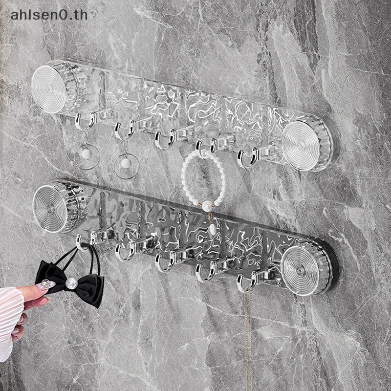 Ahlsen0 5 ตะขอหมุนถ้วยดูดตะขอ Punch-ฟรี Strong โหลด-Bearing ห้องน้ําชั้นวางผ้าขนหนูติดผนัง ...