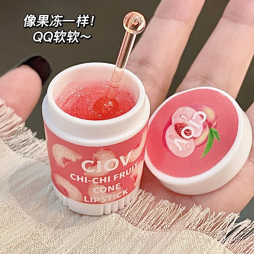 Spot# Ciov Strawberry Tube Lipstick Ice Cream Cone Lip Balm Vaseline Honey Flavor Lipstick ...
