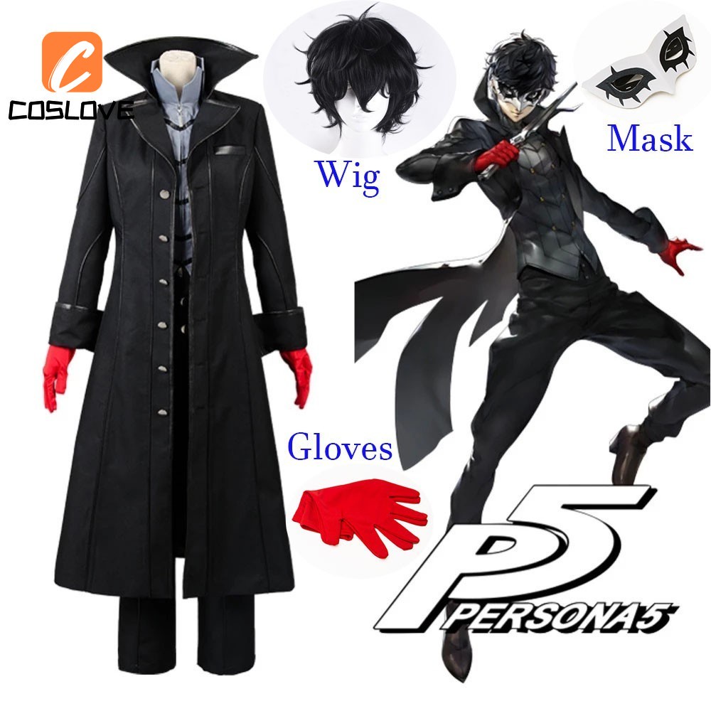 Persona 5 Amamiya Ren คอสเพลย์ P5R คอสเพลย์ครบชุด เครื่องแต่งกายตัวละคร ...