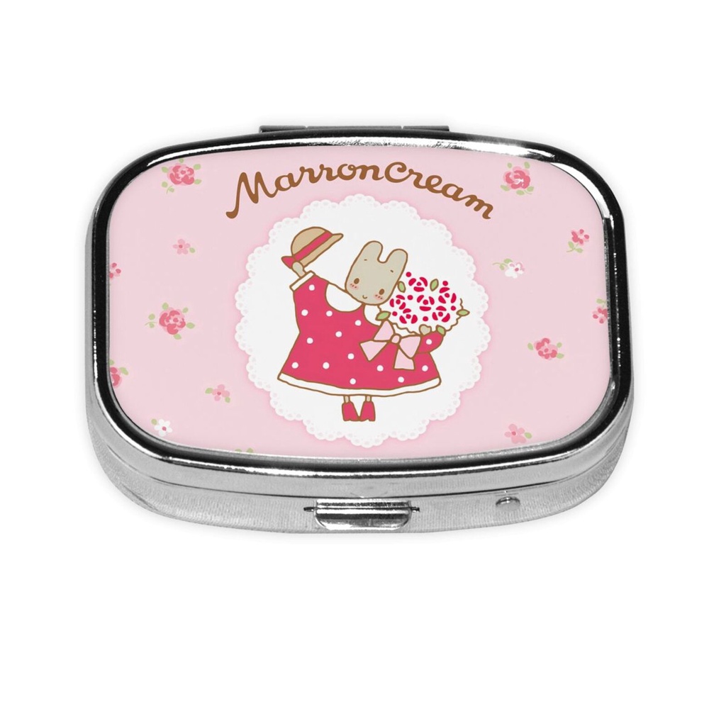 Sanrio Marroncream กล่องเก็บยา 2 ช่อง แบบพกพา ขนาดเล็ก | Shopee Thailand