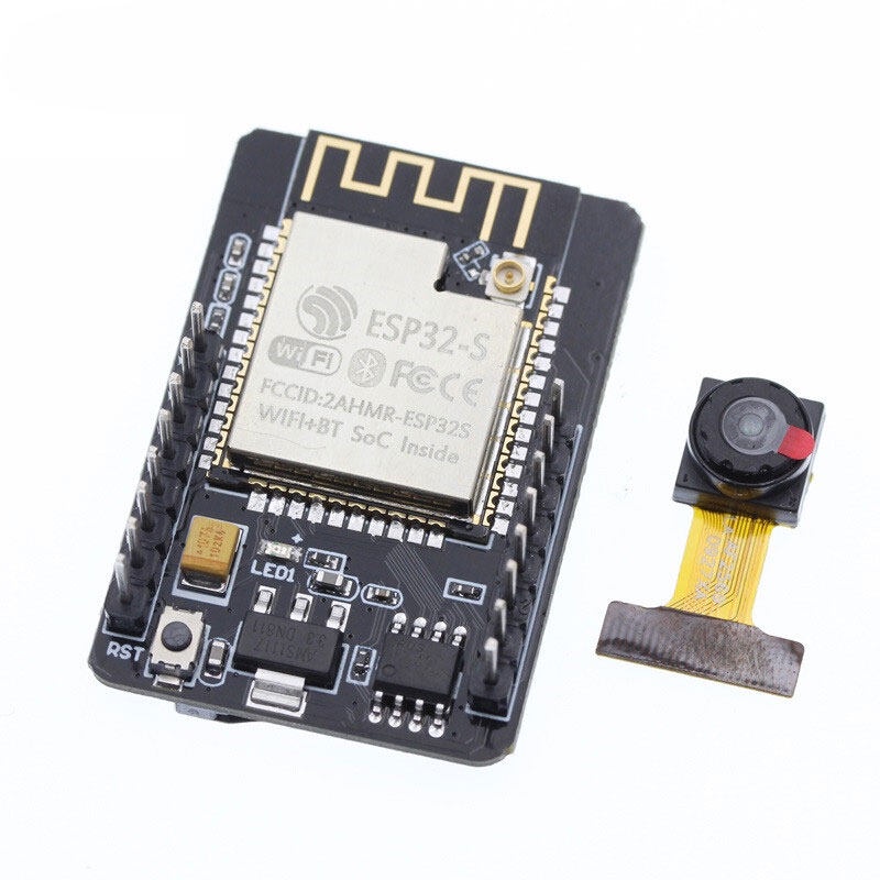 ESP32 with Camera Module บอร์ดพัฒนาโปรแกรมควบคุมวงจรพร้อมกล้อง | Shopee ...