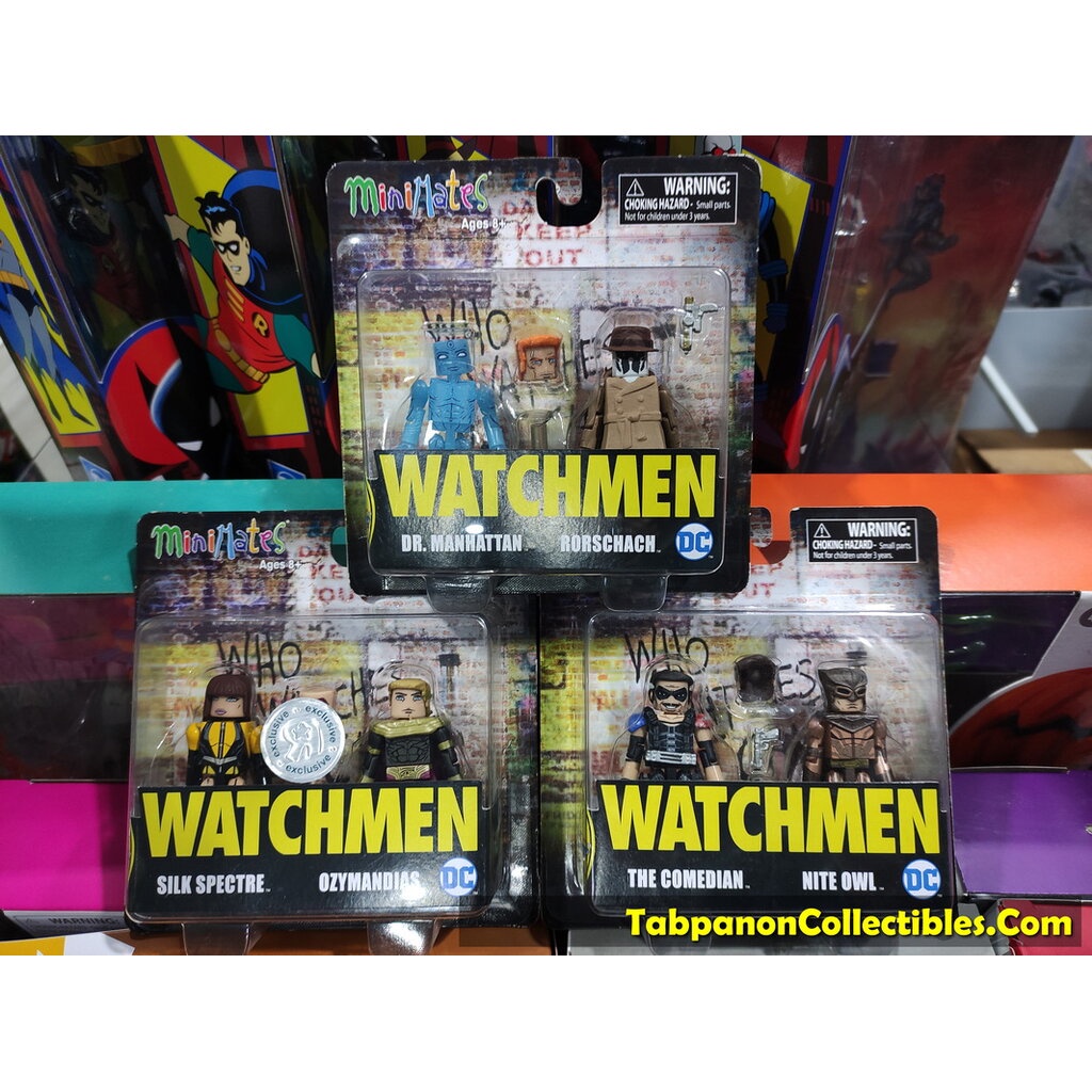 Minimates DC Watchmen Movie Complet Set ( 3 box) | Shopee Thailand