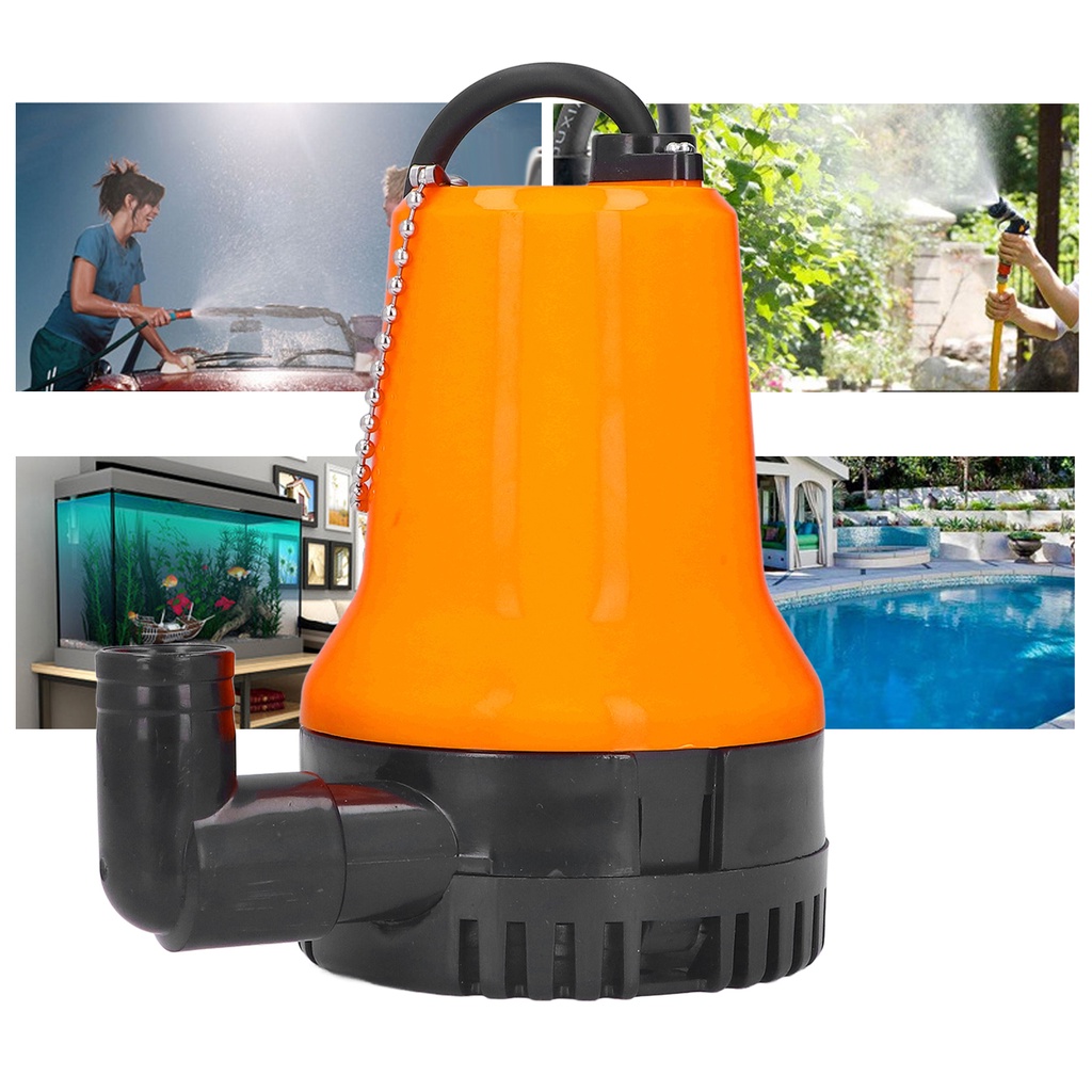 Industrial ปั๊มจุ่ม DC Micro Ultra Quiet High Lift สำหรับถังปลา Pond Aquarium 70L/H 45W 24V ...