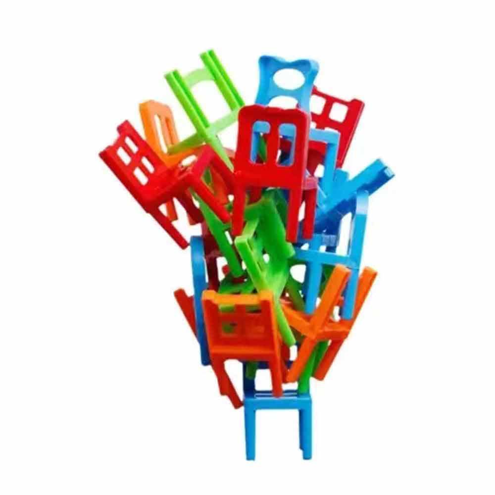 Chair Balancing Stackable Tower Stacking Challenge Board Puzzle Game ...